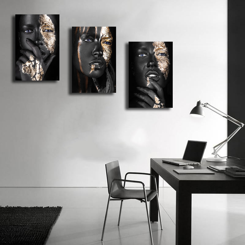 Modern Abstract Canvas Wall Art Print Poster | Home Decor | Stretched ...