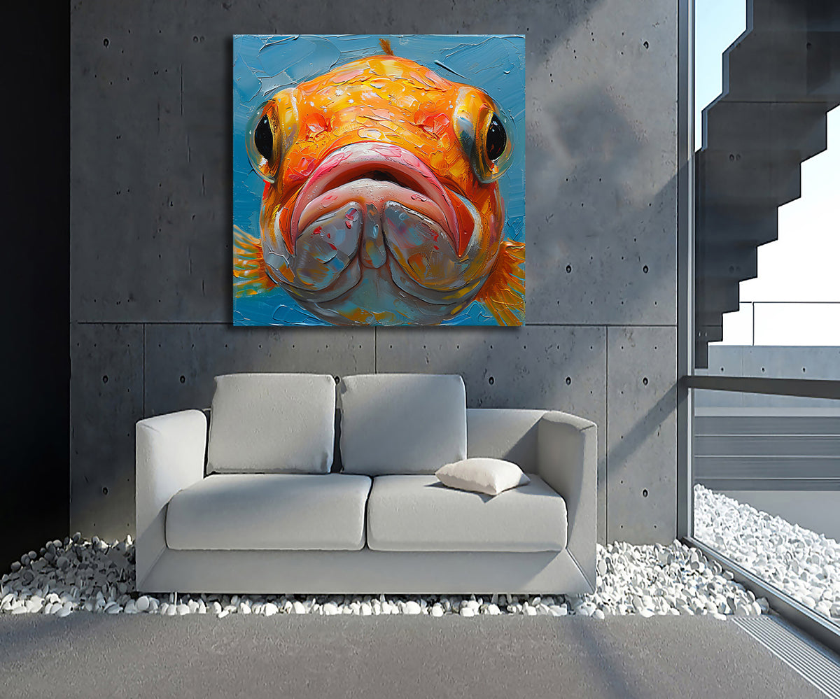 Framed 1 Panel - Fish – Love Print & Free shipping NZ