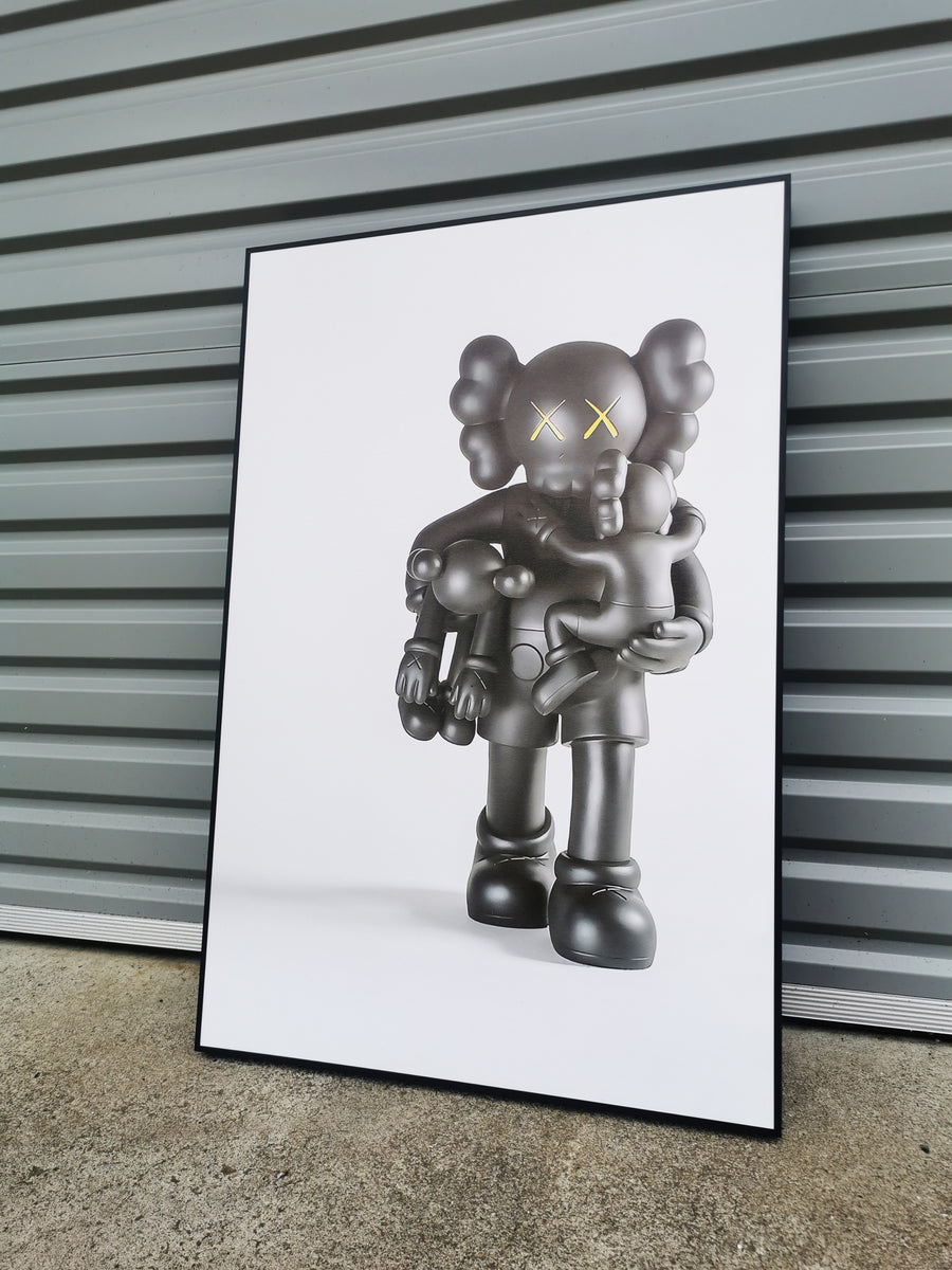 Framed 1 Panel - Kaws - Family – Love Print & Free shipping NZ