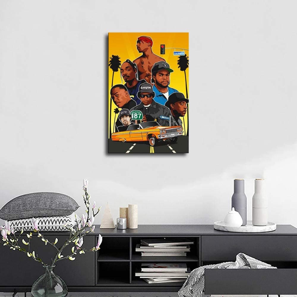 Modern Pop Art Canvas Wall Art Print Poster | Home Decor | Stretched 1 ...