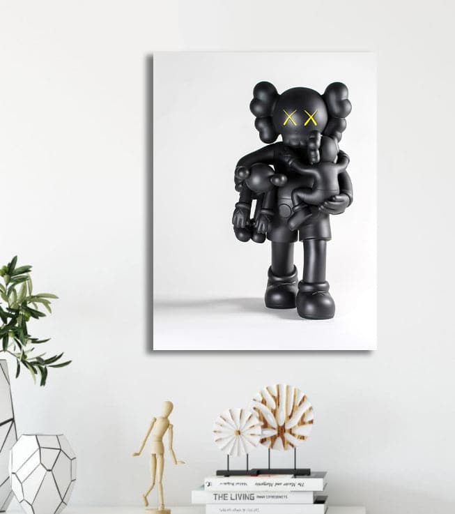 Framed 1 Panel - Kaws - Family – Love Print & Free shipping NZ