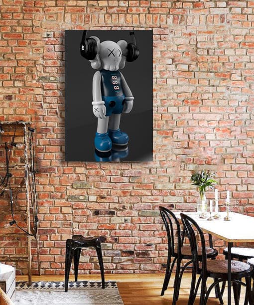 Framed 1 Panel - Kaws – Love Print & Free shipping NZ