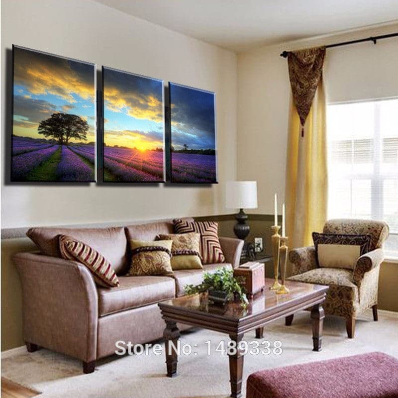 Framed 3 Panels - Tree – Love Print & Free shipping NZ